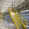 Multi-level mezzanine structures using Interlok or Widespan shelving