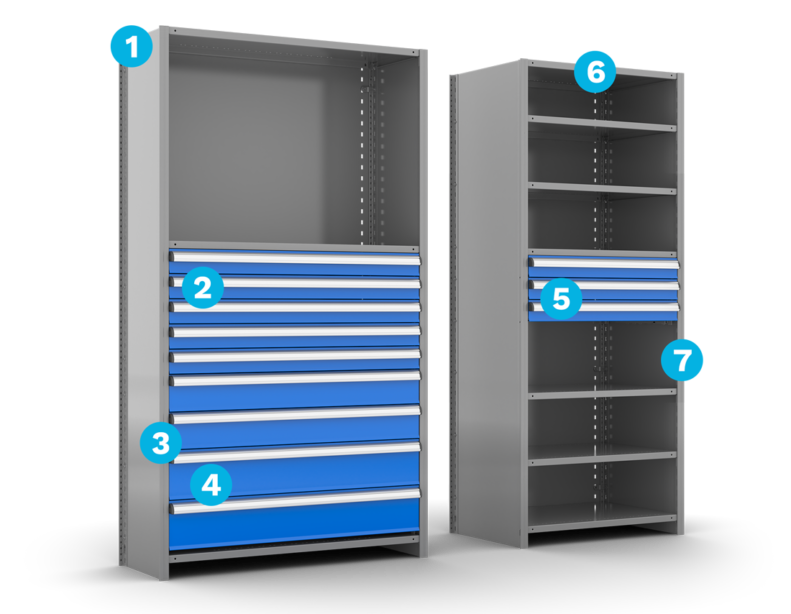 Integrated Modular Drawers – Metalware Corporation