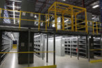 Multi-level mezzanine structures using Interlok or Widespan shelving