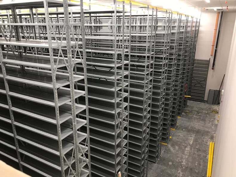 High-Bay Shelving Systems – Metalware Corporation