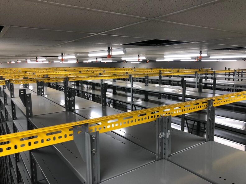 High-Bay Shelving Systems – Metalware Corporation